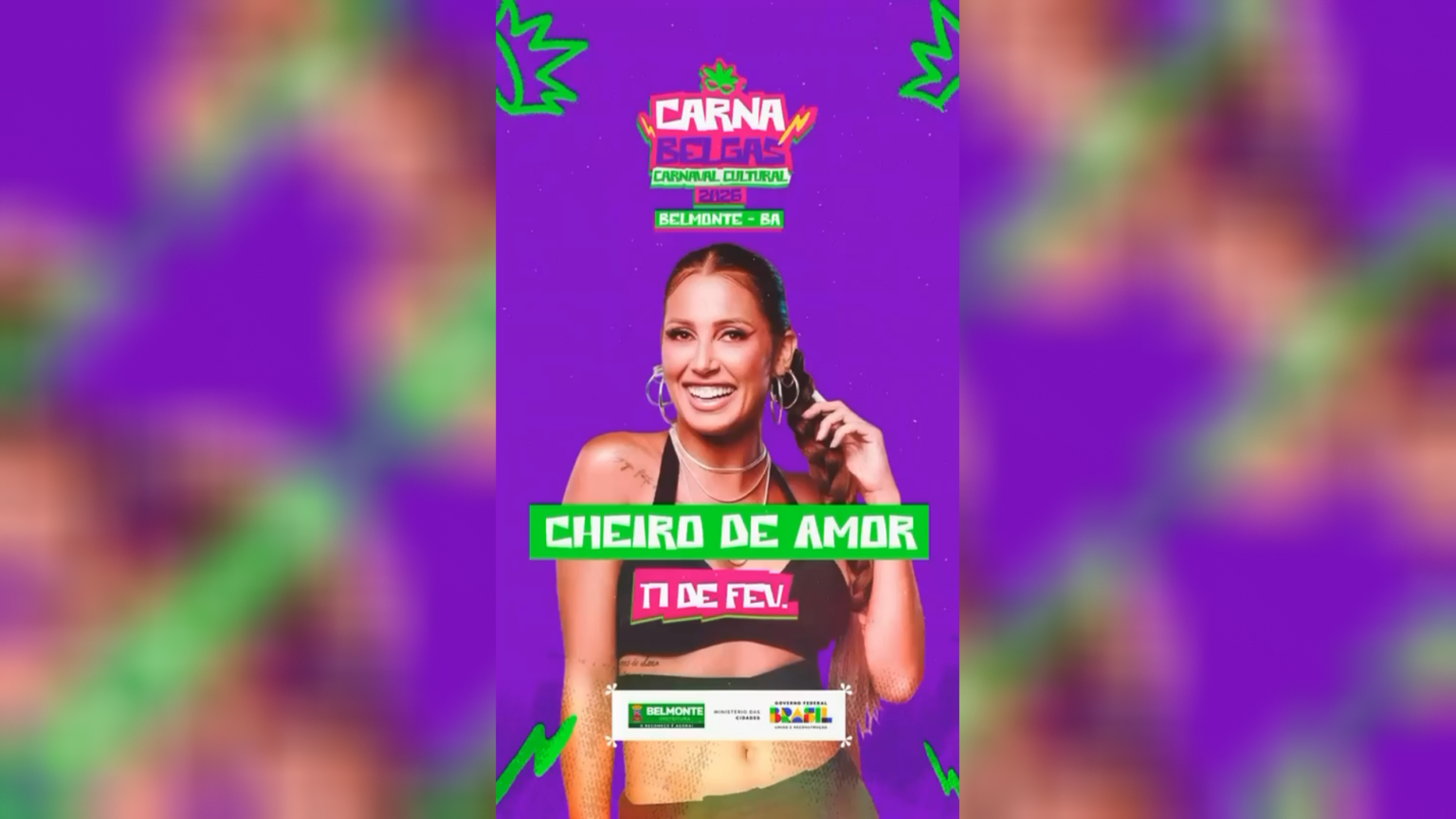 Confirmado! Cheiro de Amor é a primeira grande atração do Carna Belgas ...